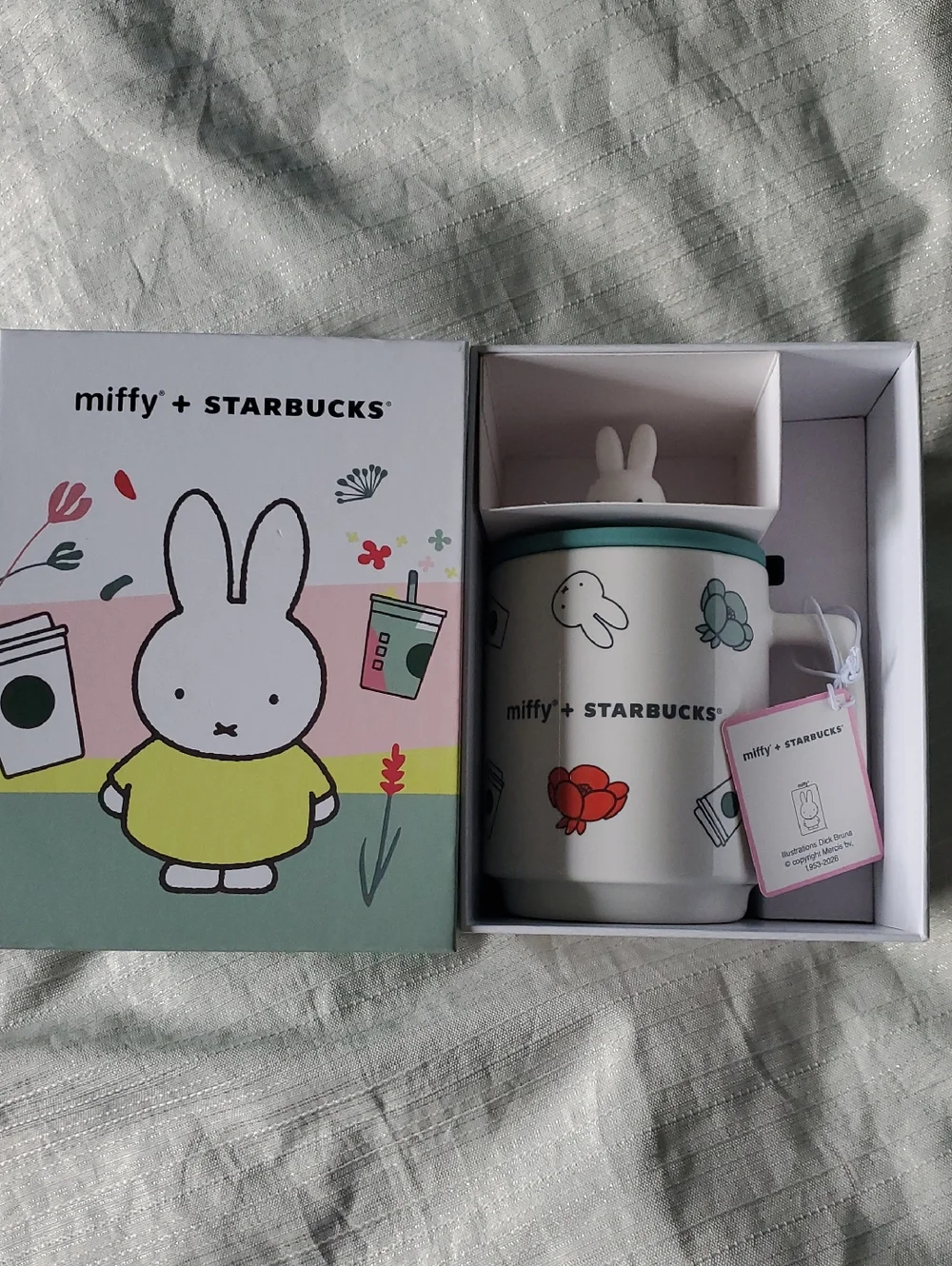 miffy | Dining | Miffy X Starbucks Ceramic Mug With Lid | Poshmark
